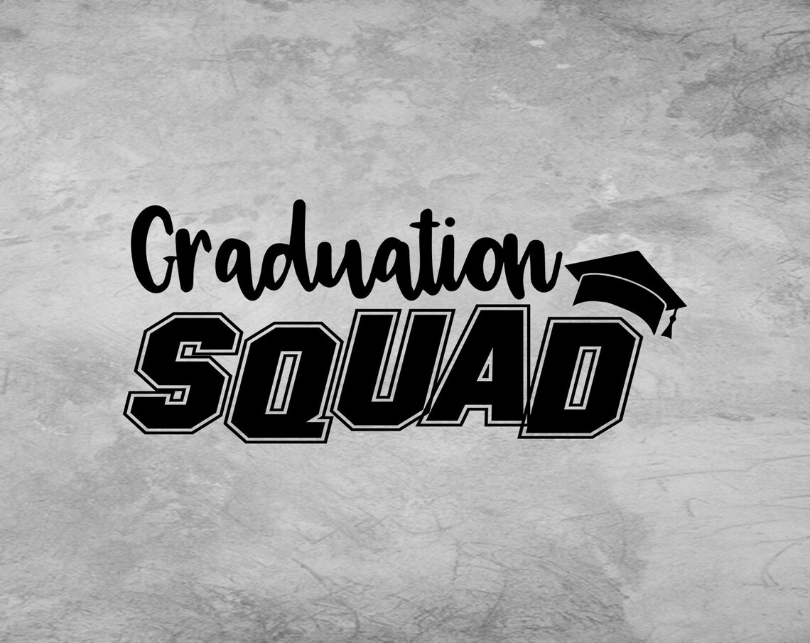 Graduation Squad Svg, Graduation Svg, Graduation Squad Clip Art ...