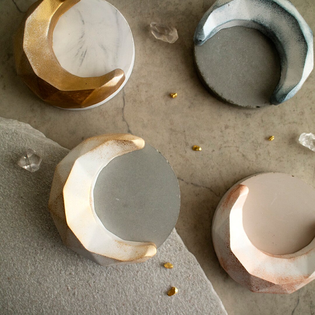 Crescent Moon Stone｜aroma Stones, Fantastic, Full Moon, Plaster ...