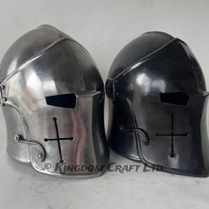 Medieval Barbute Knight Helmet Fully Functional Gift for Him - Etsy