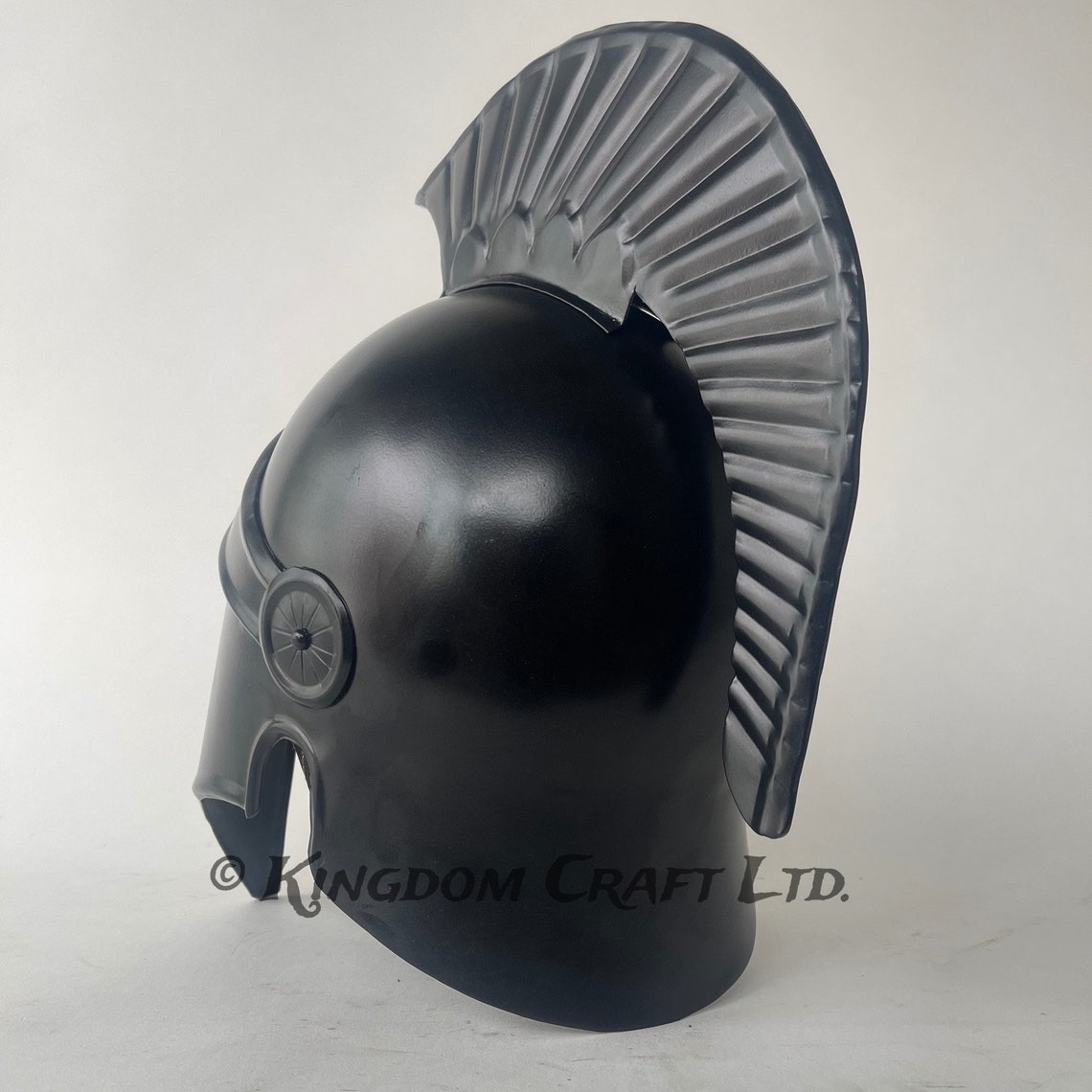 Greek Helmet Silver Finish Greek Spartan Helmet Larp Helmet Gift for ...