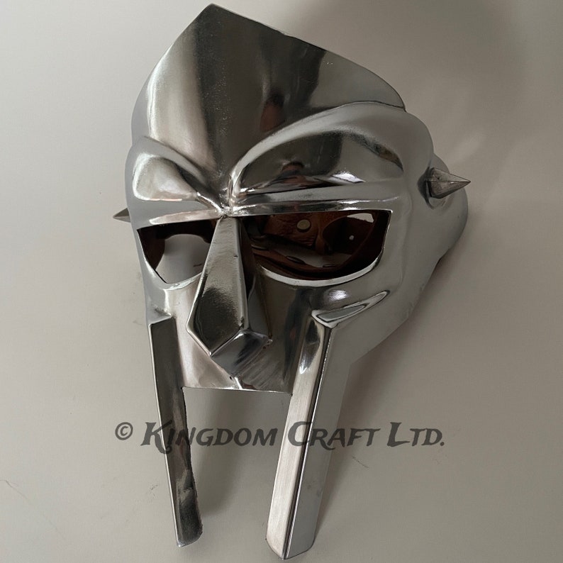 MF DOOM Mad-villain Mask Steel Face Armor Hand Forged Mask - Etsy