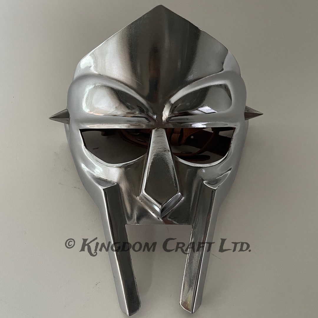 MF DOOM Mad-villain Mask Steel Face Armor Hand Forged Mask - Etsy