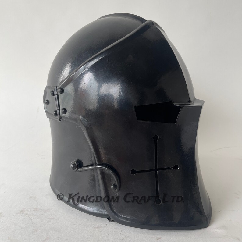 Medieval Barbute Knight Helmet Fully Functional Gift for Him - Etsy