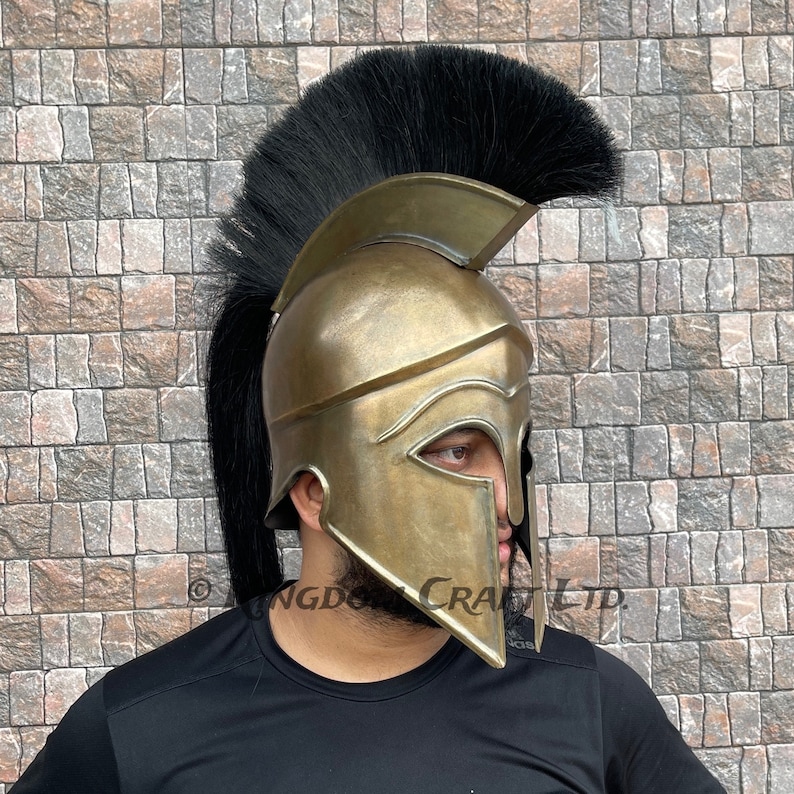 Medieval Greek Corinthian Helmet Wearable Knight Helmet With Display ...
