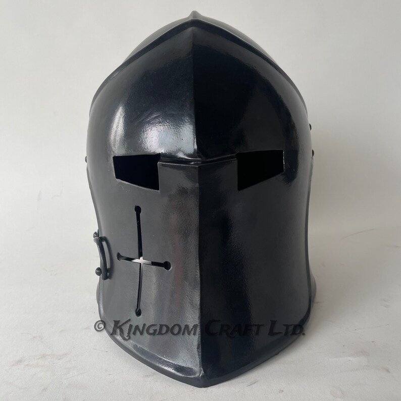 Medieval Barbute Knight Helmet Fully Functional Gift for Him - Etsy
