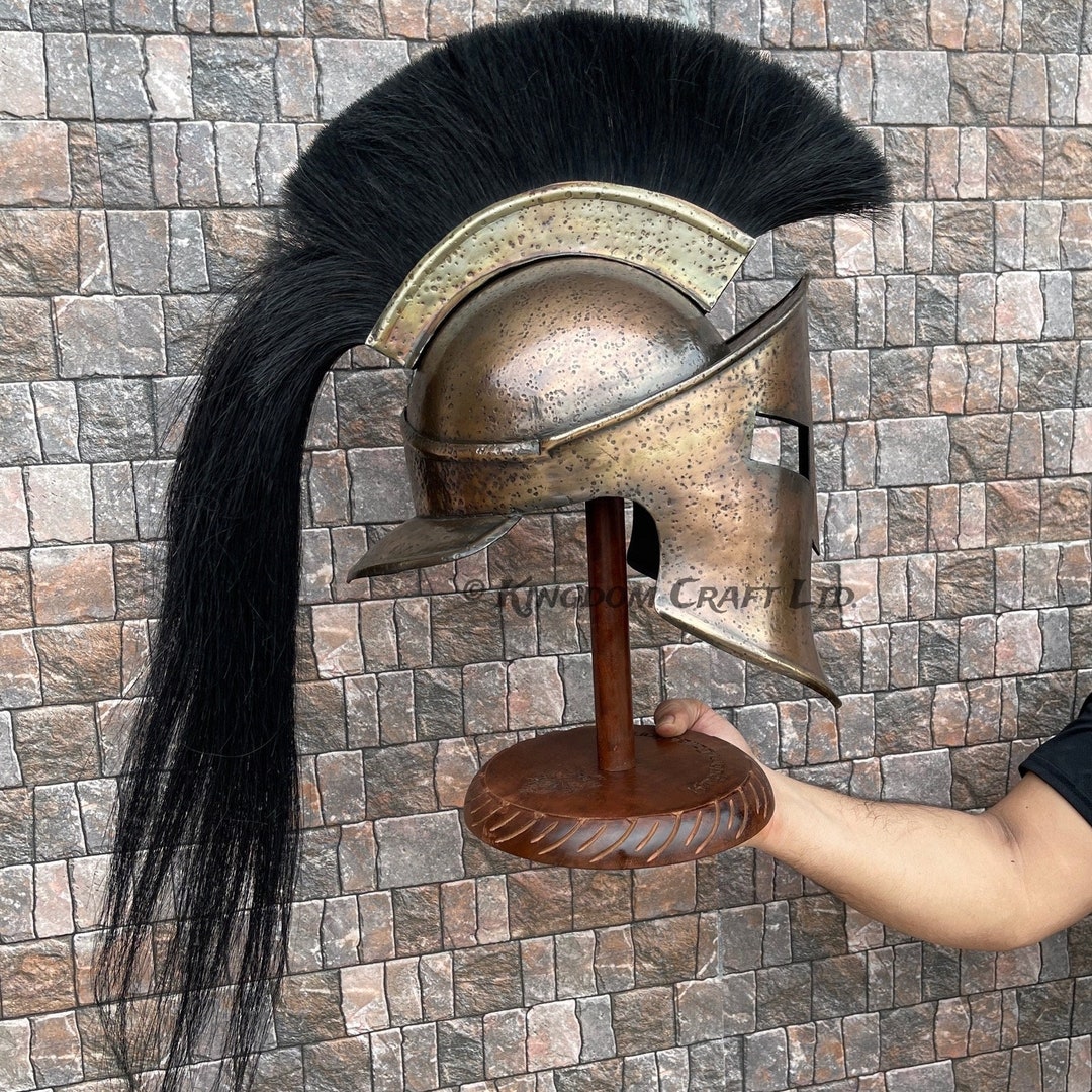 Spartan Helmet for Role Play King Leonidas Helmet 300 Movie Great ...