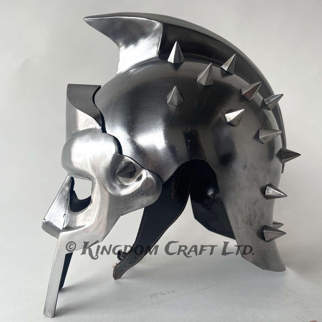 Greek Armour Gladiator Helmet Maximus Decimus Meridians Armour Helmet ...