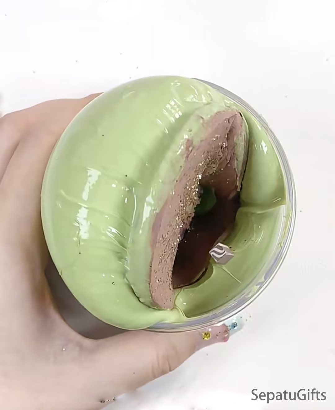 Chocolate Matcha Slime Fluffy Slime Cloud Slime Scented Slime Fluffy ...