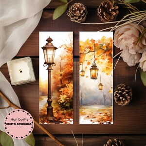Printable Bookmarks, Digital Bookmarks, Autumn Bookmarks - Etsy