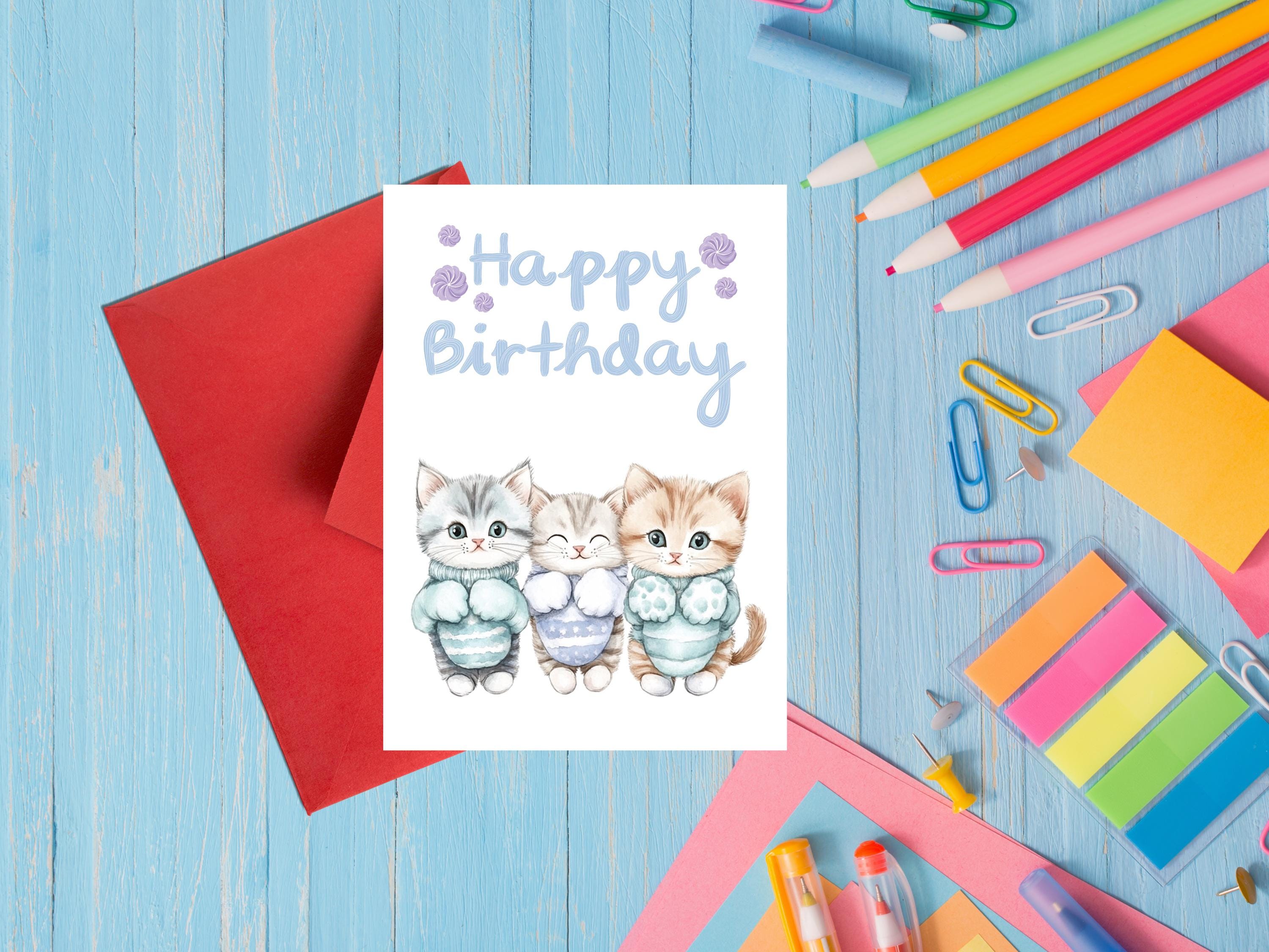 Printable Nursery Rhymes Birthday Card, Digital Card, Instant Download ...