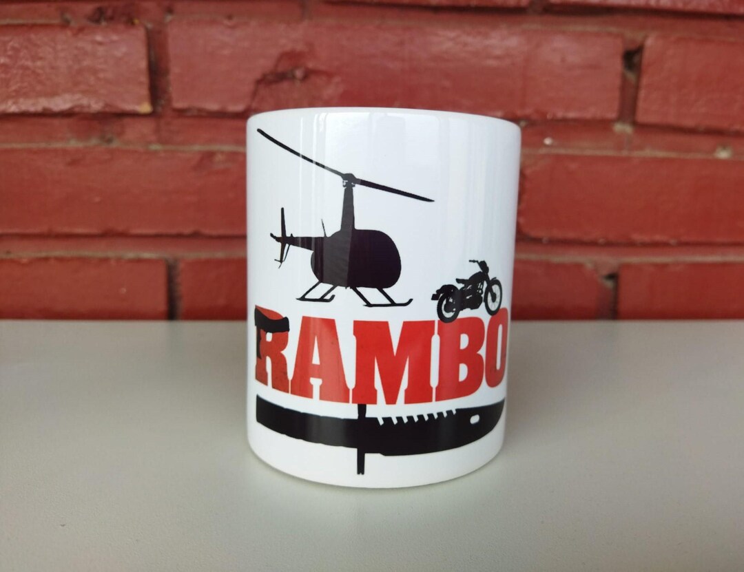 Rambo Collage First Blood Mug - Etsy UK