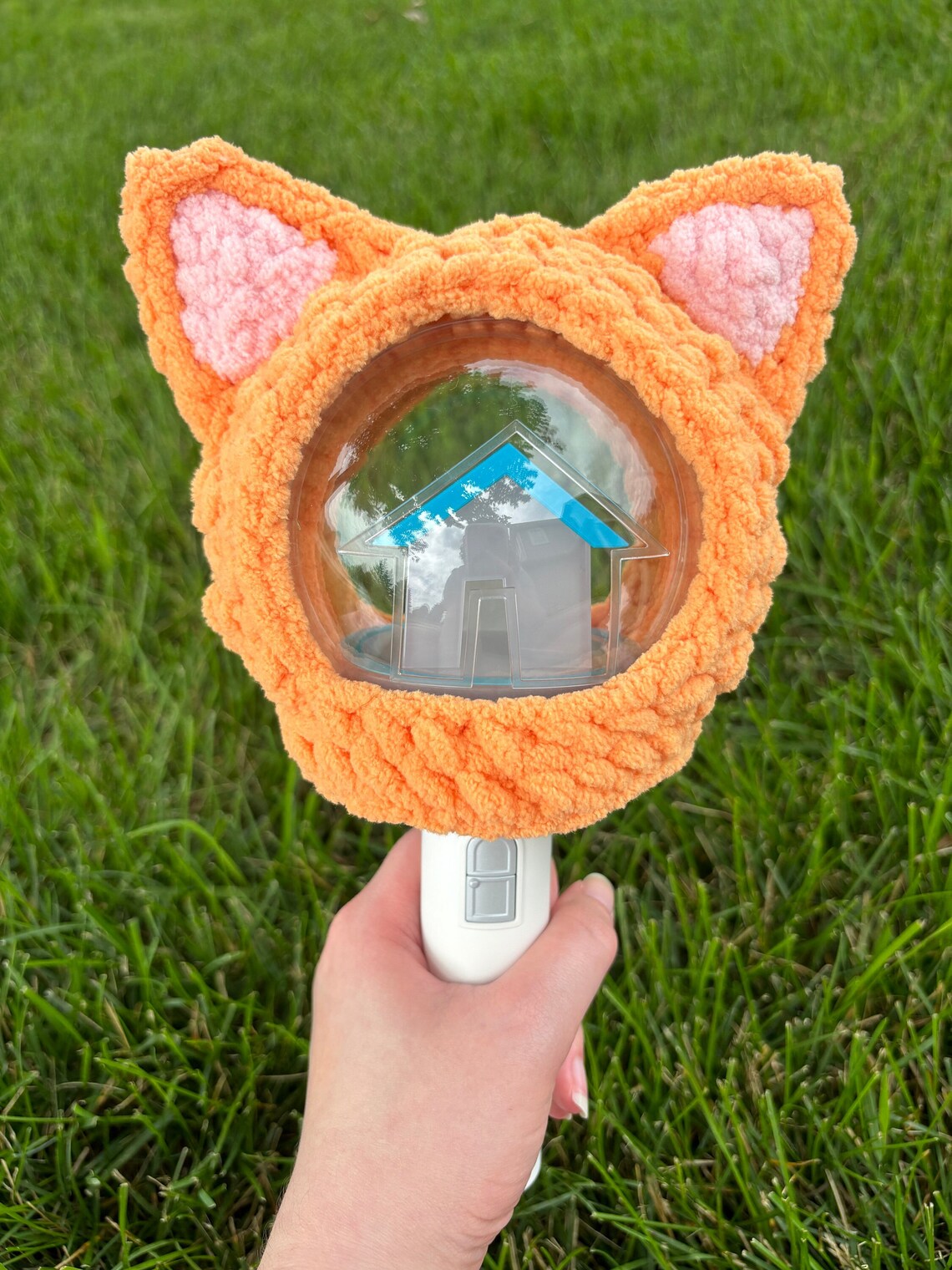 BOYNEXTDOOR Sungho Orange Cat Crochet Lightstick Cover - Etsy