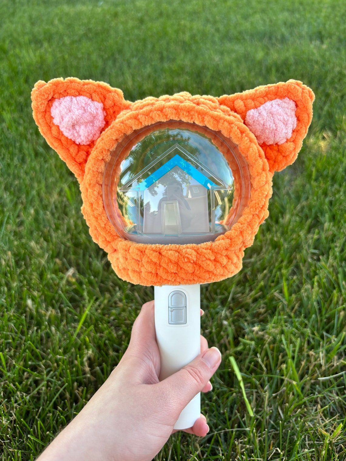 BOYNEXTDOOR Sungho Orange Cat Crochet Lightstick Cover - Etsy