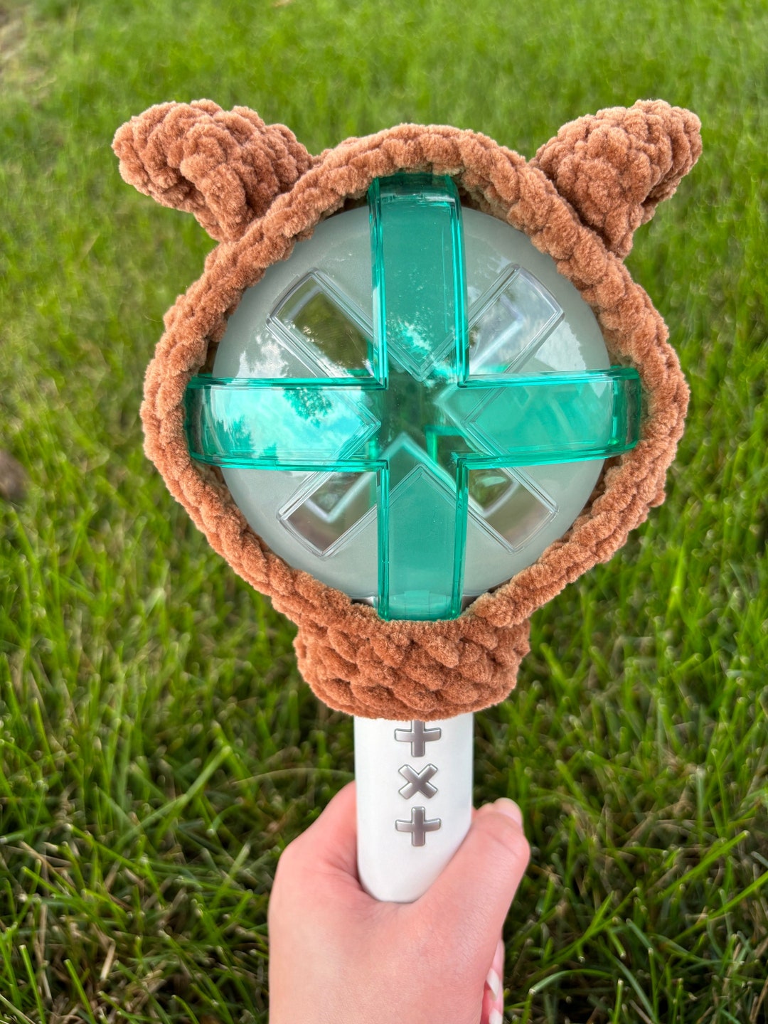TXT Taehyun Squirrel Crochet Lightstick Moabong Cover - Etsy