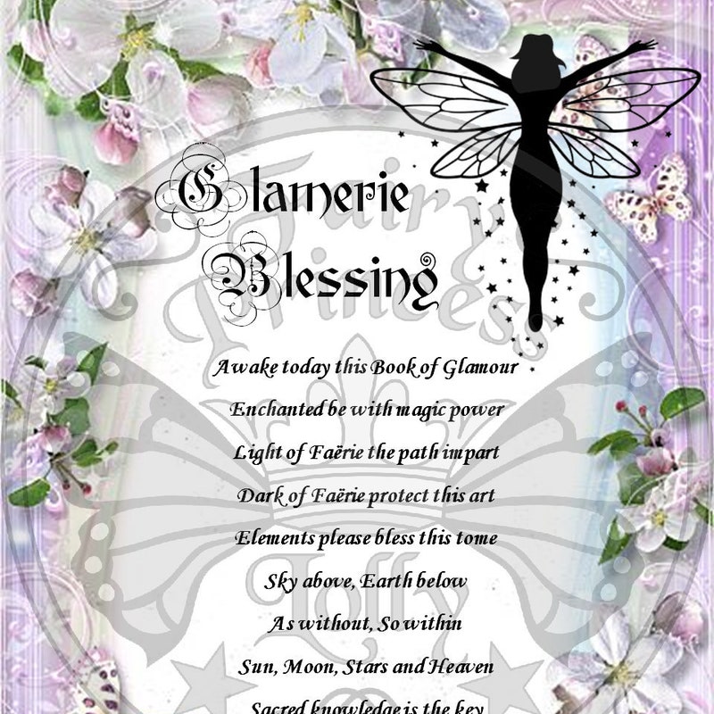 Book of Shadows Blessing - Etsy