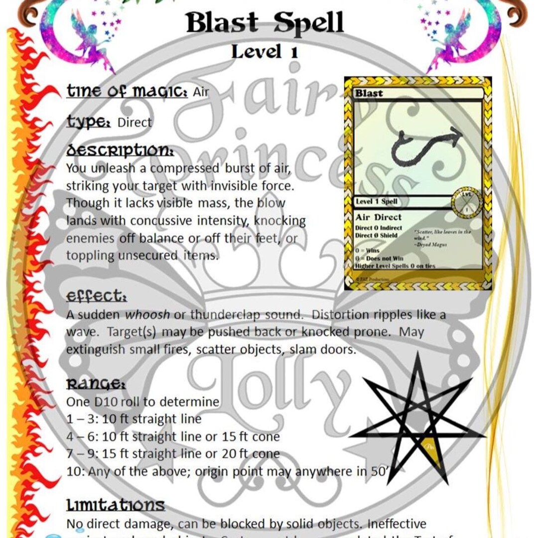 AIR Direct Spell BLAST - Instant Download - Duello Magic Wand Spell for ...