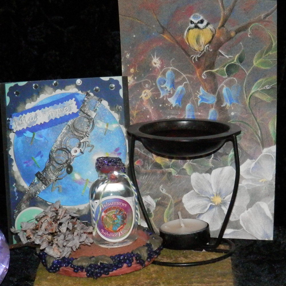 MIDSUMMER Solstice POTION Handmade NATURAL Rain Water, Fairy, Pagan ...