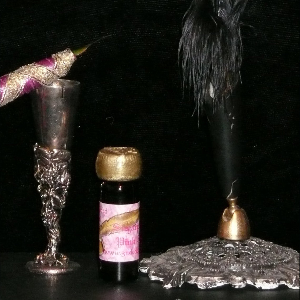 Pink SPELL Ink PLUMERIA Scented for Quill Pen, Magic Writing and ...
