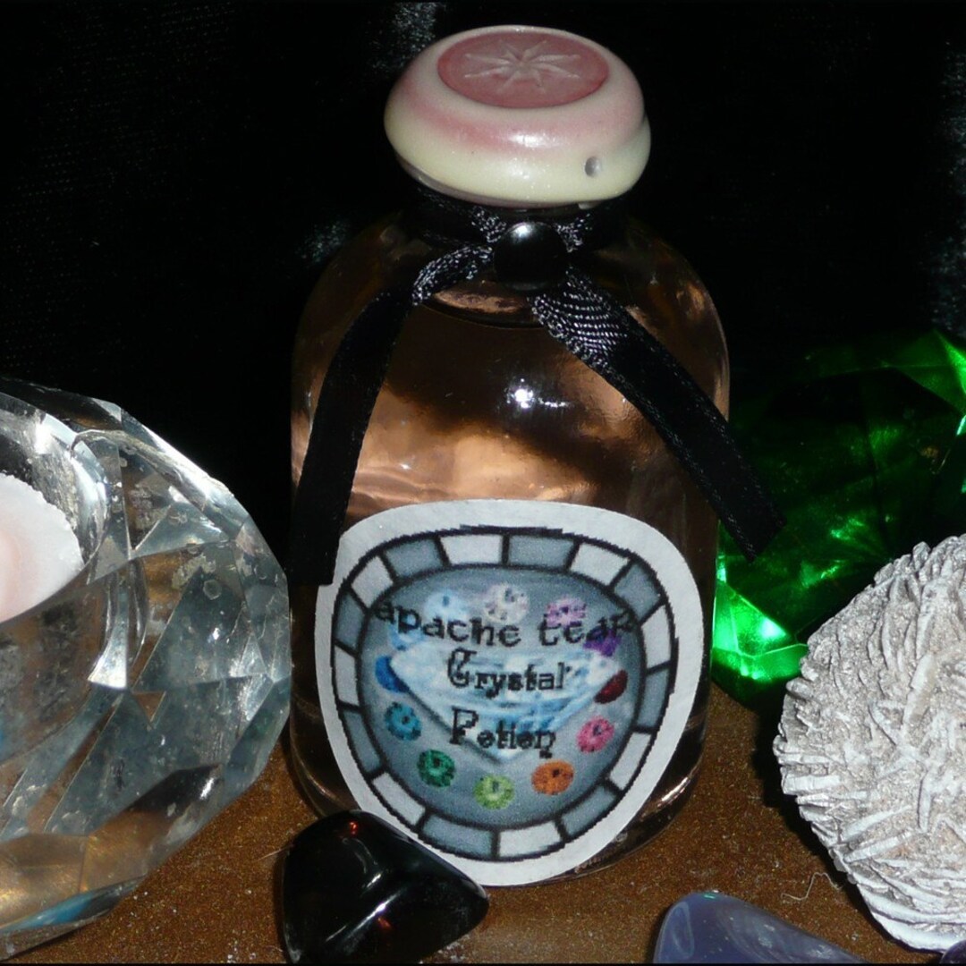 Protection Potion, Divination, Scrying, APACHE Tear Crystal, Handmade ...