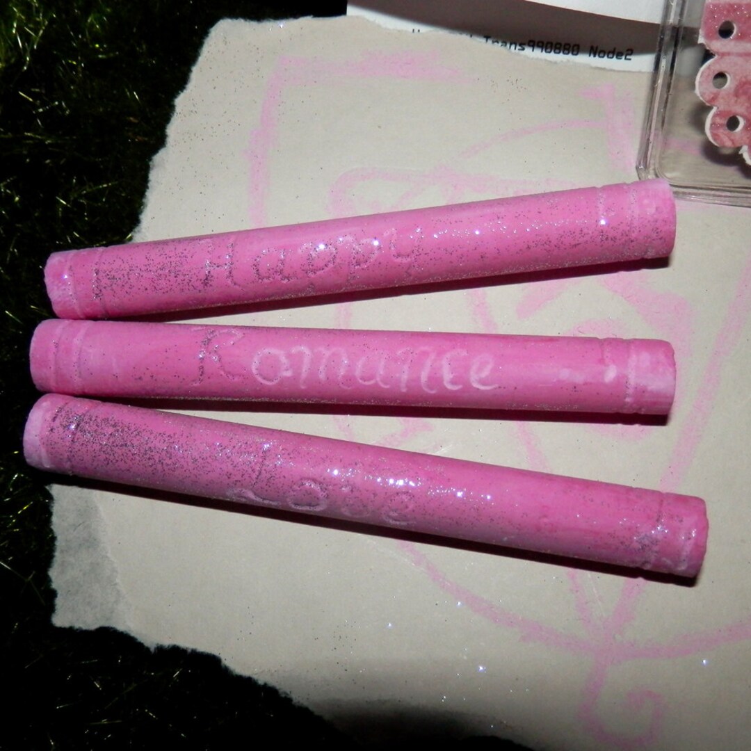 PINK Sigil CHALK Etched and BOOKMARK Handmade, Fairy, Pagan, Ritual ...
