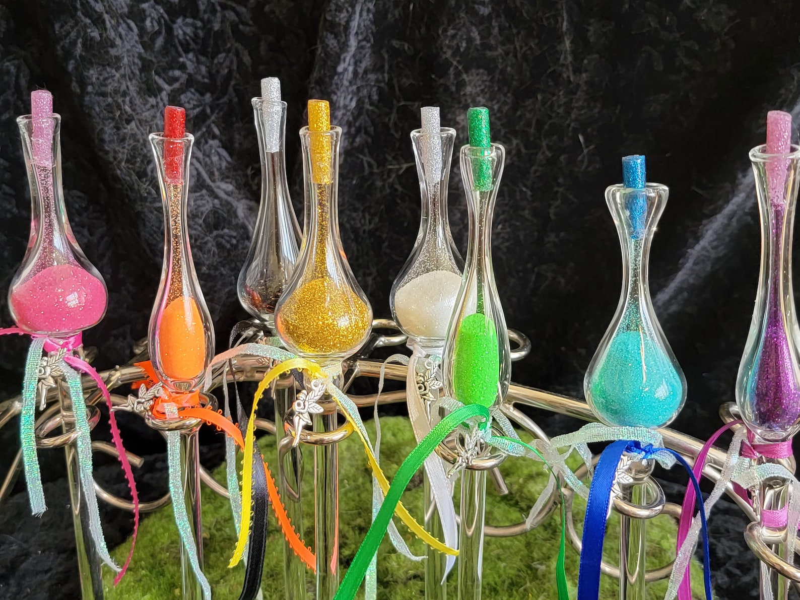 FAIRY DUST MAGIC Wand Rainbow of Colors Fairy Pagan | Etsy