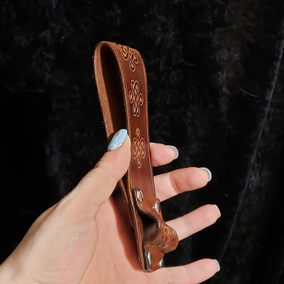 BROWN Belt HOLSTER for Magic Wand Handmade Leather Cosplay | Etsy