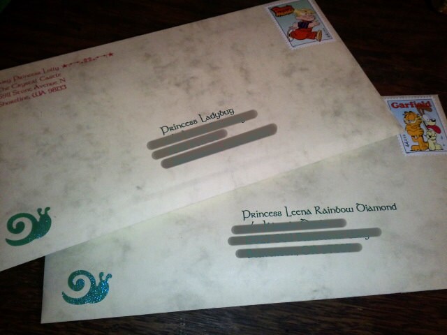 FAIRY Letter PERSONALIZED Invitation Message Note CUSTOM | Etsy