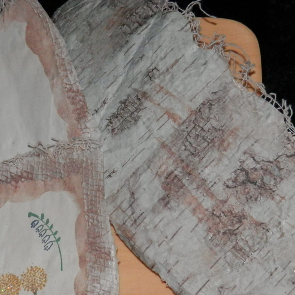 BIRCH Bark SPELL SCROLL Magic Parchment Aged Paper Fairy - Etsy