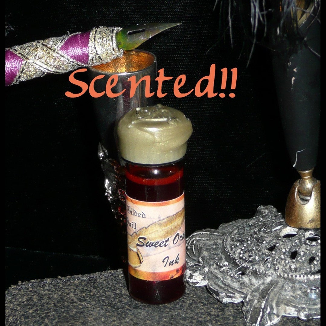 SCENTED Sweet Orange MAGIC INK for Writing and Dip Quills - Etsy