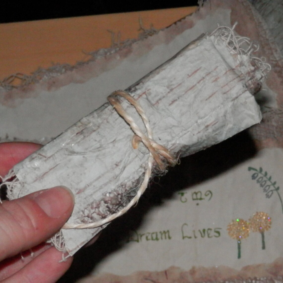 BIRCH Bark SPELL SCROLL Magic Parchment Aged Paper Fairy | Etsy