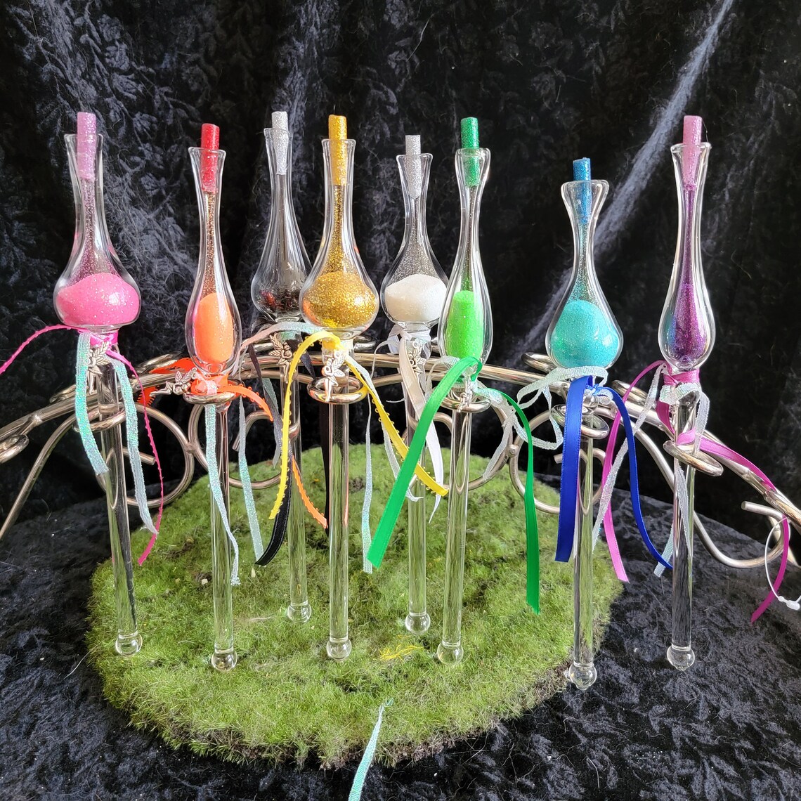 FAIRY DUST MAGIC Wand, Rainbow of Colors - Fairy, Pagan, Wicca ...