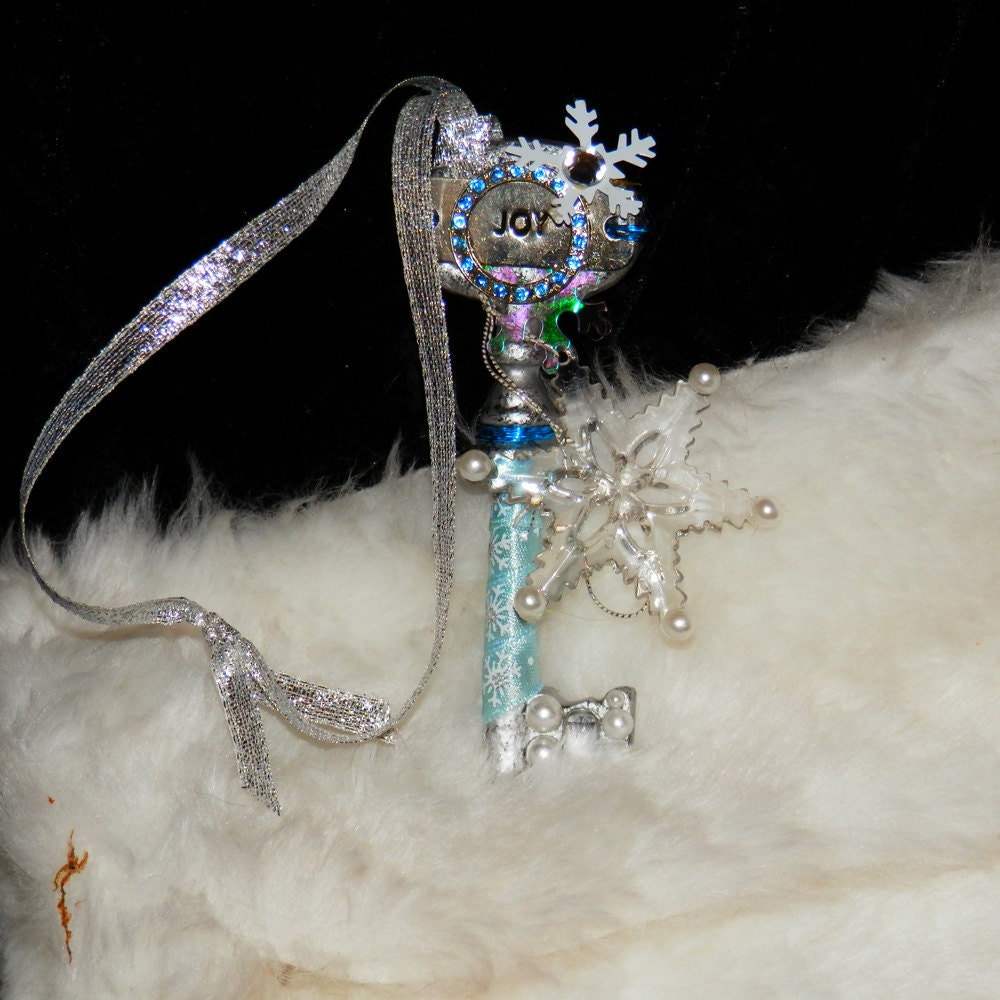 FAIRY KEY JOY Winter Embelleshed Magic Tool With Organza Bag | Etsy