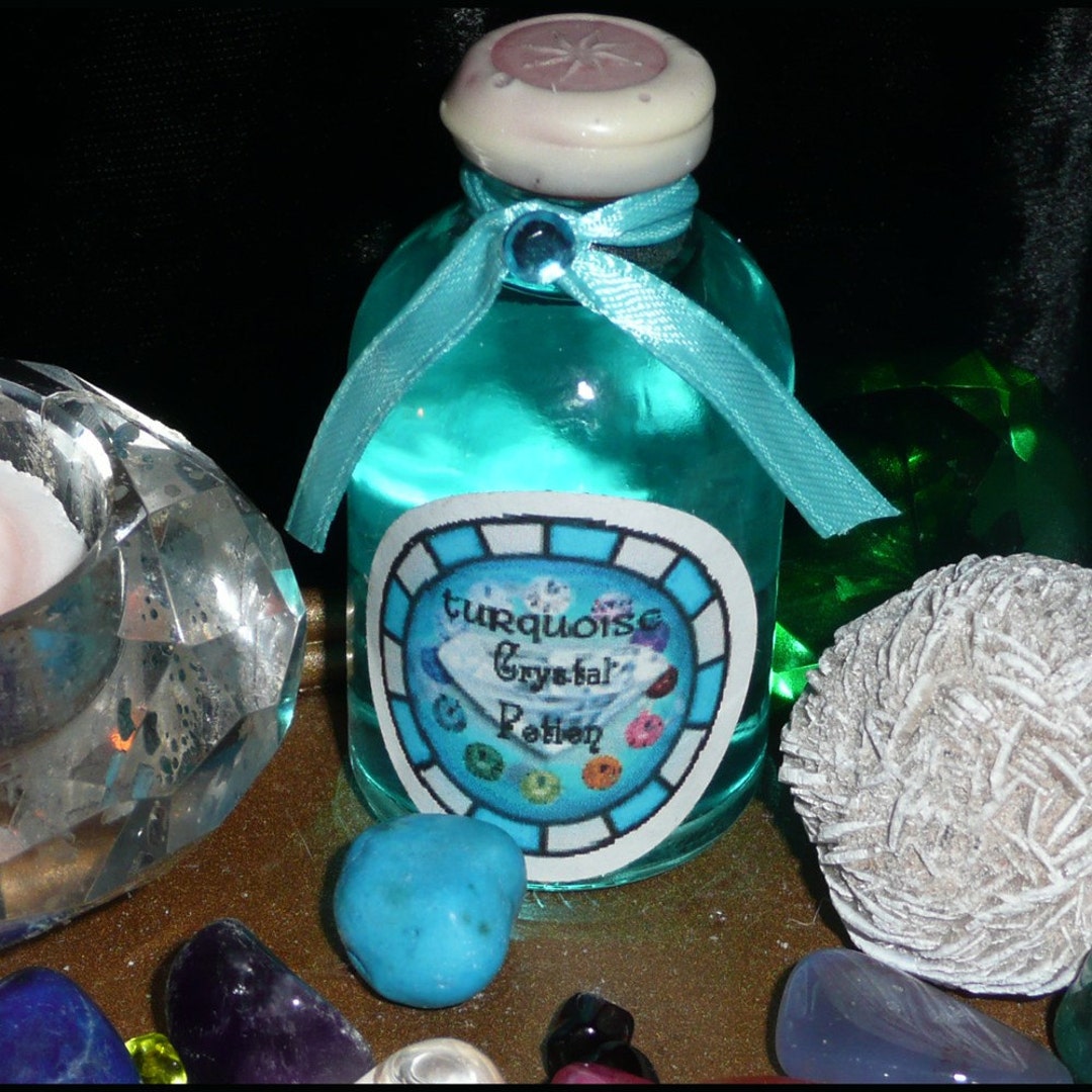 TURQUOISE Truth POTION Crystal GLAMOUR Magicglamour Magic Handmade With ...