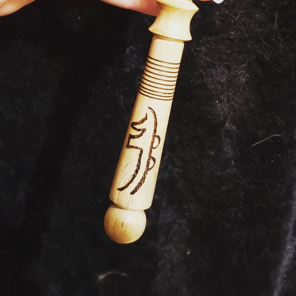 Woodburn Add-on Magic Wand CUSTOM LARGE Embellishment Pagan - Etsy