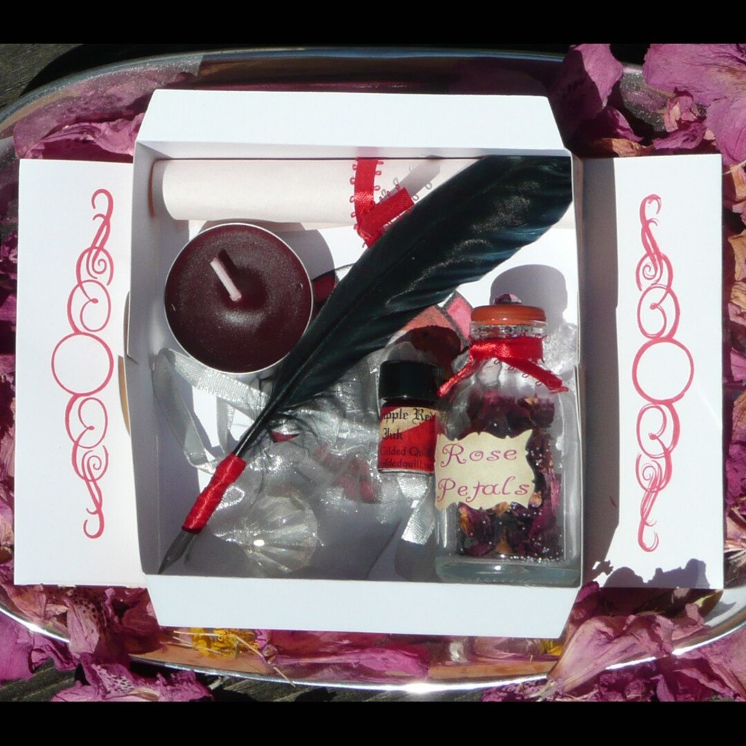 FIRE Element MAGIC Spell Kit, FAIRY Crystal, Travel Spell Kit, Pagan ...