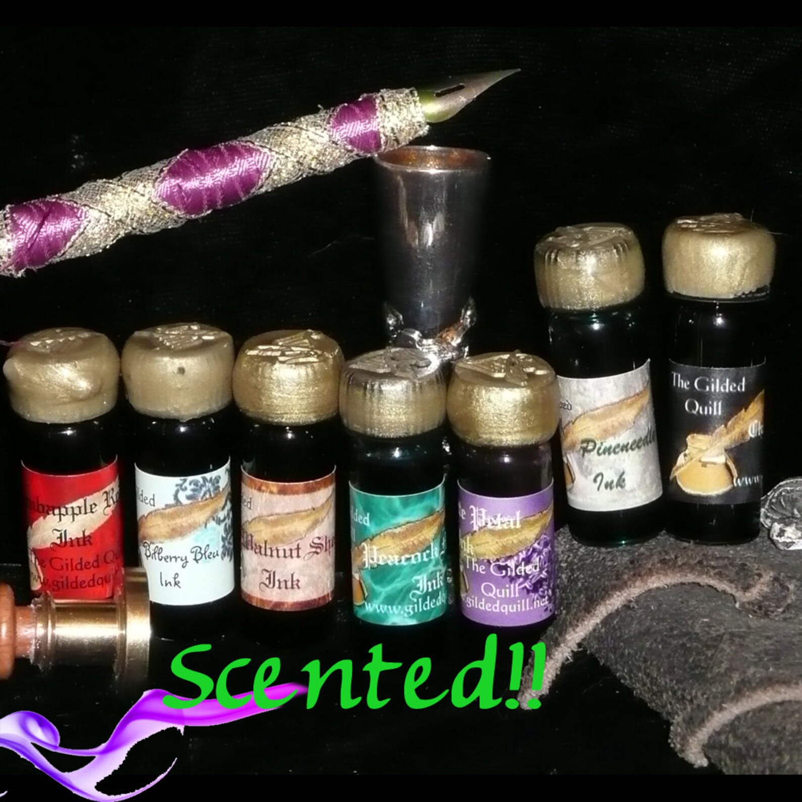 Honeysuckle INK for Spells, QUILL Pen, PINK Scented Magic, Faerie ...