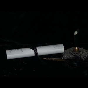 BLACK Void Spell MAGIC Parchment, Element, Magic, Fairy Pagan, Wicca ...