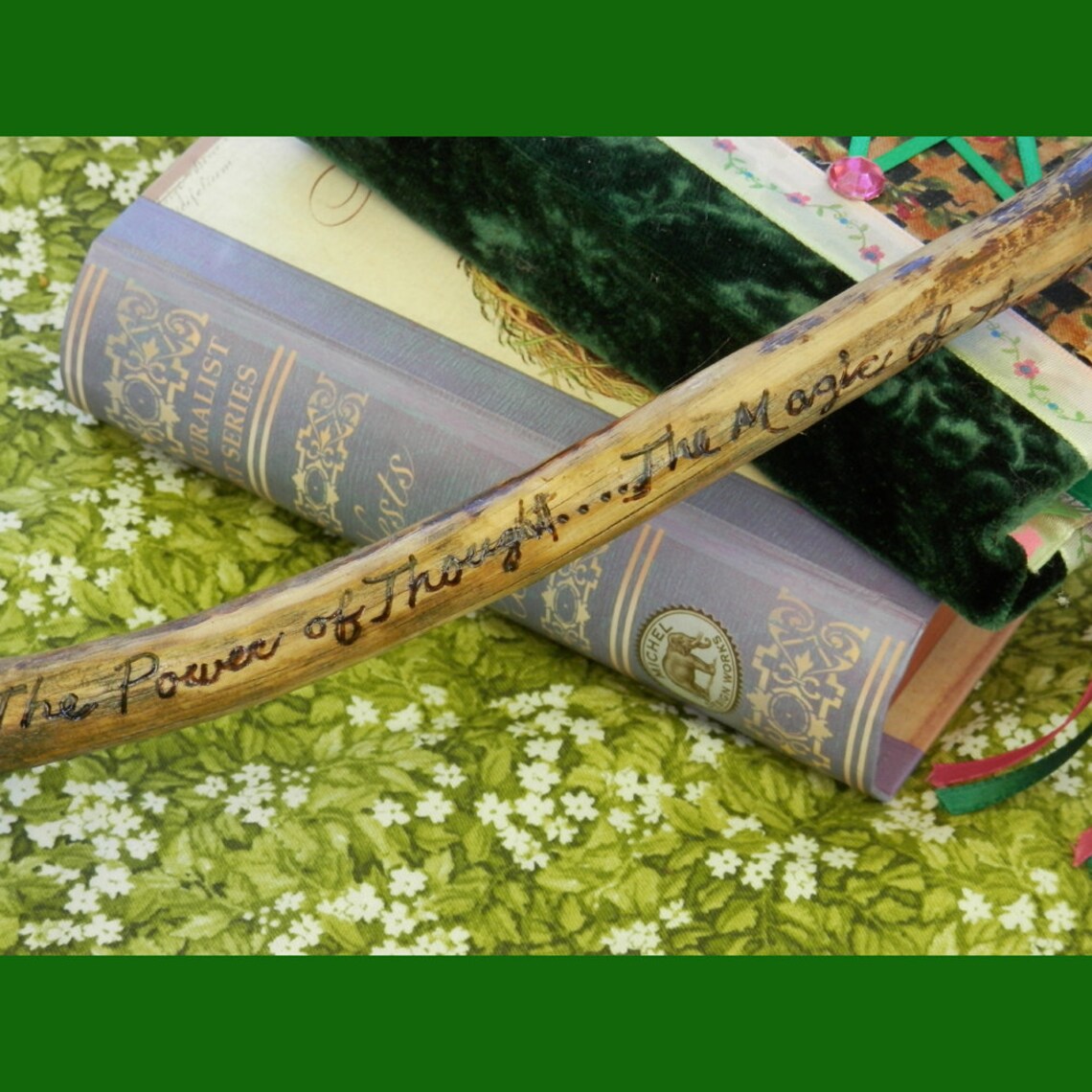 Woodburn Add-on Magic WAND CUSTOM MEDIUM Embellishment Pagan - Etsy