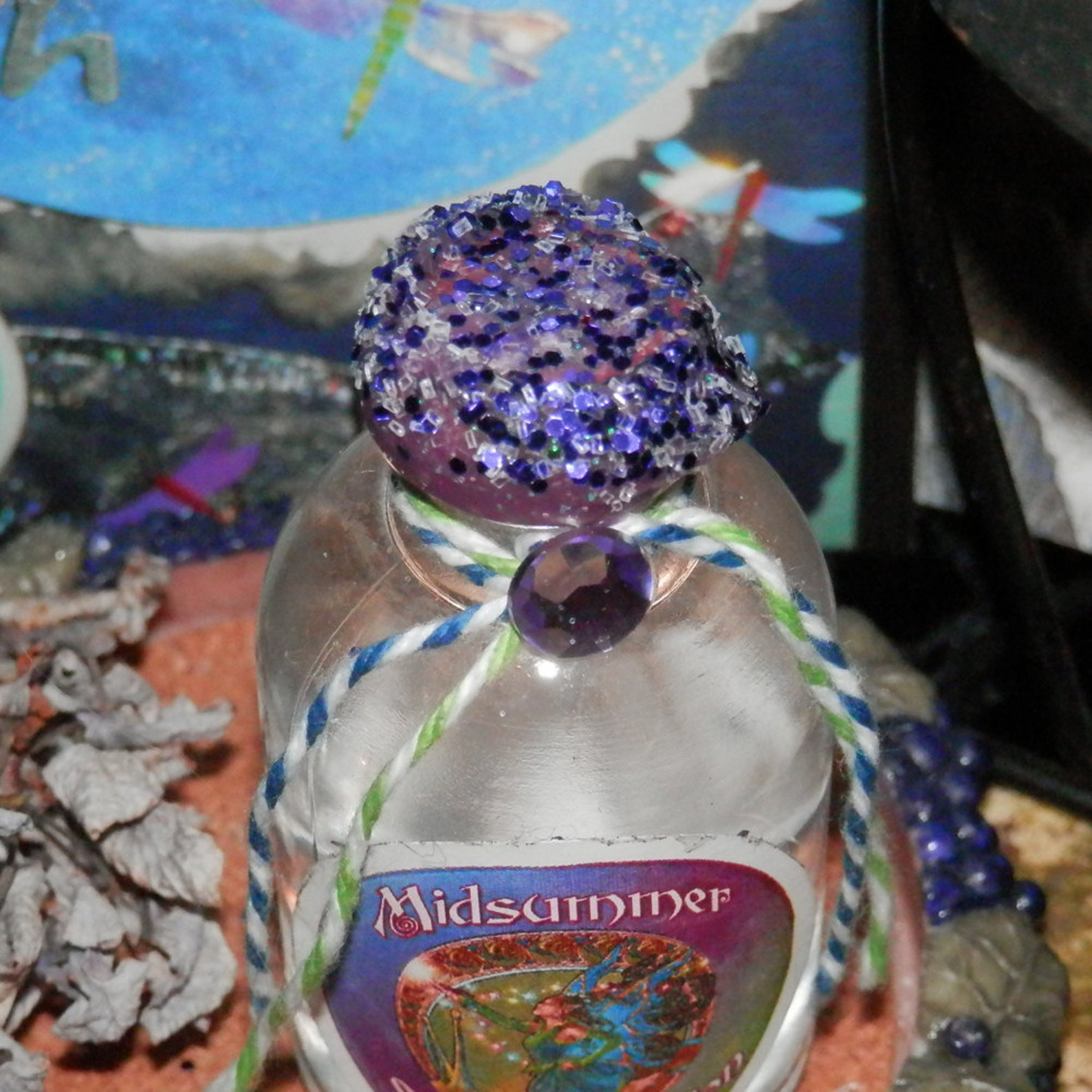 MIDSUMMER Solstice POTION Handmade NATURAL Rain Water, Fairy, Pagan ...