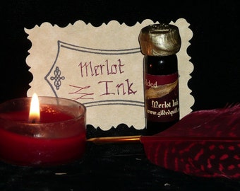 Ash GREY Scented MAGIC INK for Quills | Etsy