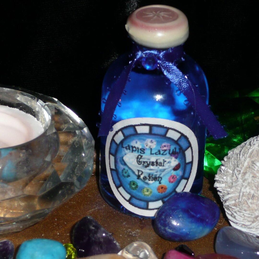 HEALING POTION, Clarity - Wisdom - Illuminate - LAPIS Crystal, Glamour ...
