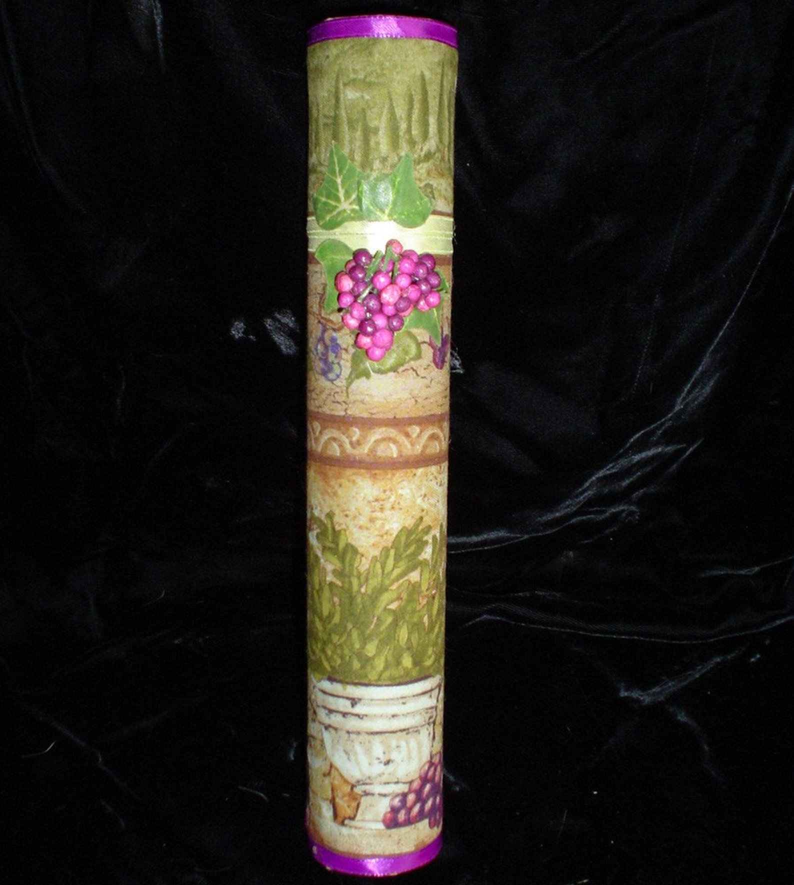 SCROLL Case Vineyard SUMMER With Parchment, Hand Fast, Wedding Vows ...