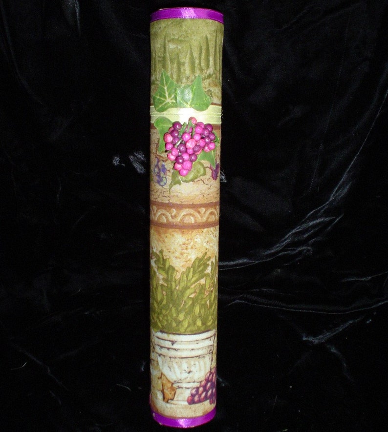 SCROLL Case Vineyard SUMMER With Parchment, Hand Fast, Wedding Vows ...