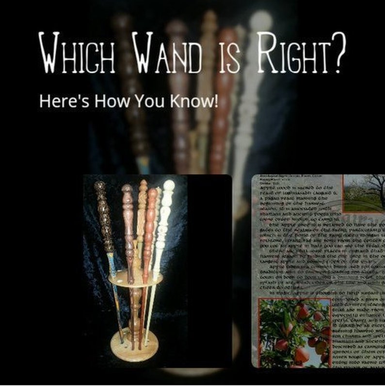 FIR MAGIC WAND, Yule - Inspiration - Wisdom - Prosperity - Fairy, Pagan ...