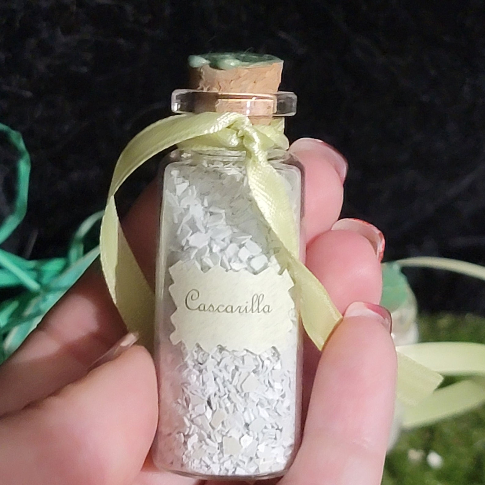 Earth Green CASCARILLA Ritual Powder FAERIE MAGIC Crushed - Etsy