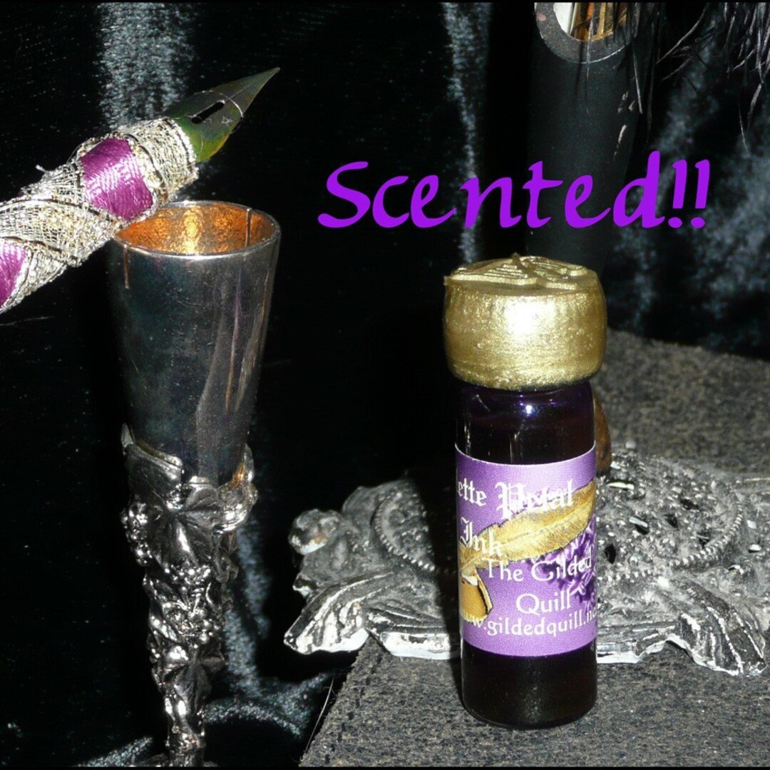 MAGIC INK Violet Petal SCENTED, for Writing Quills and Dip Pens ...