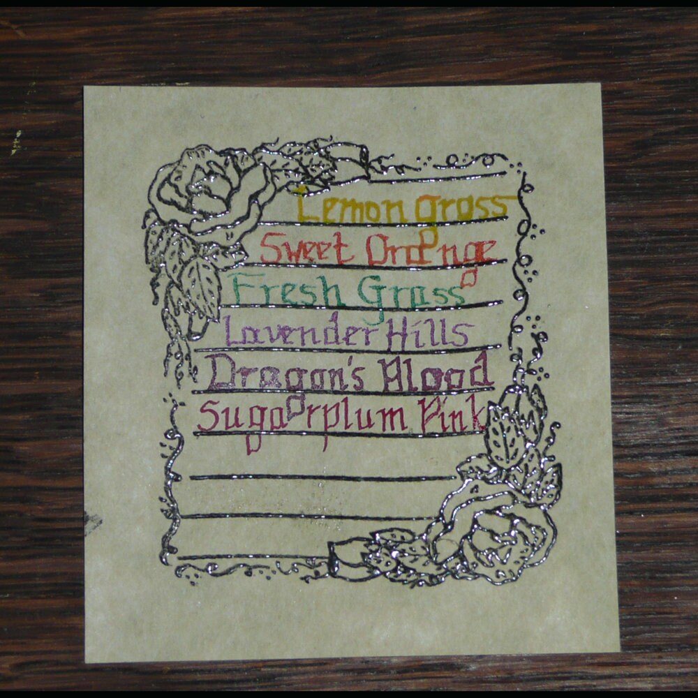 QUILL INK Pink MAGIC Peppermit Scented for Quills Feather | Etsy