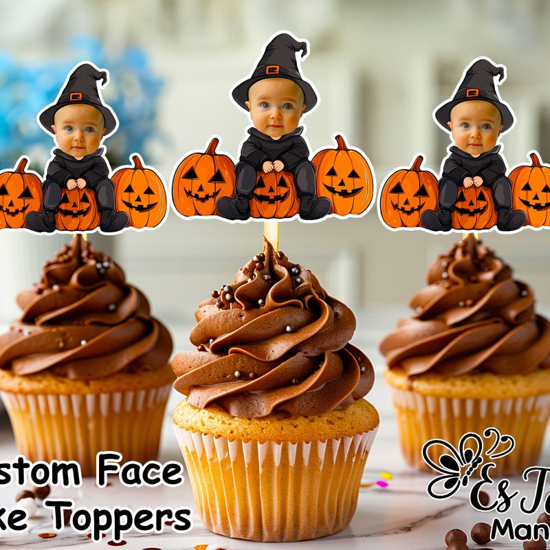 Halloween Cupcake Toppers - Etsy