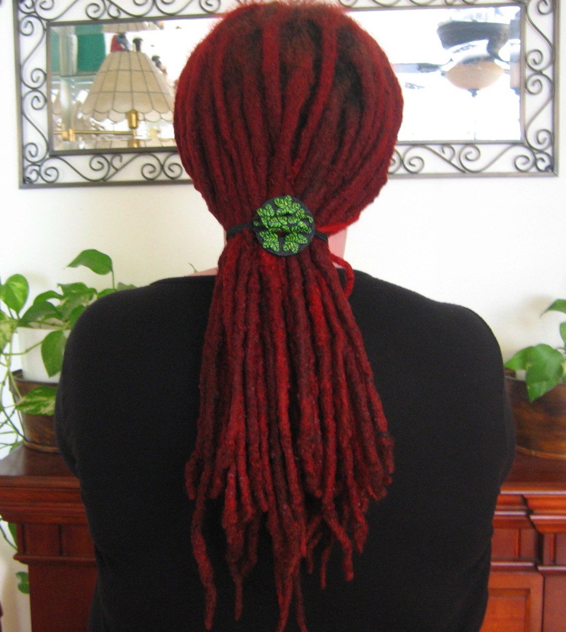 Dreadlocks Hair Tie or Ponytail Holder for Dreads or Thick Hair or ...