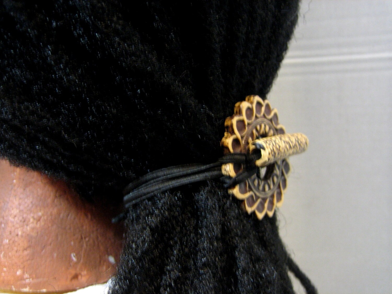 Dreadlocks Hair Tie or Ponytail Holder for Dreads or Thick Hair or ...